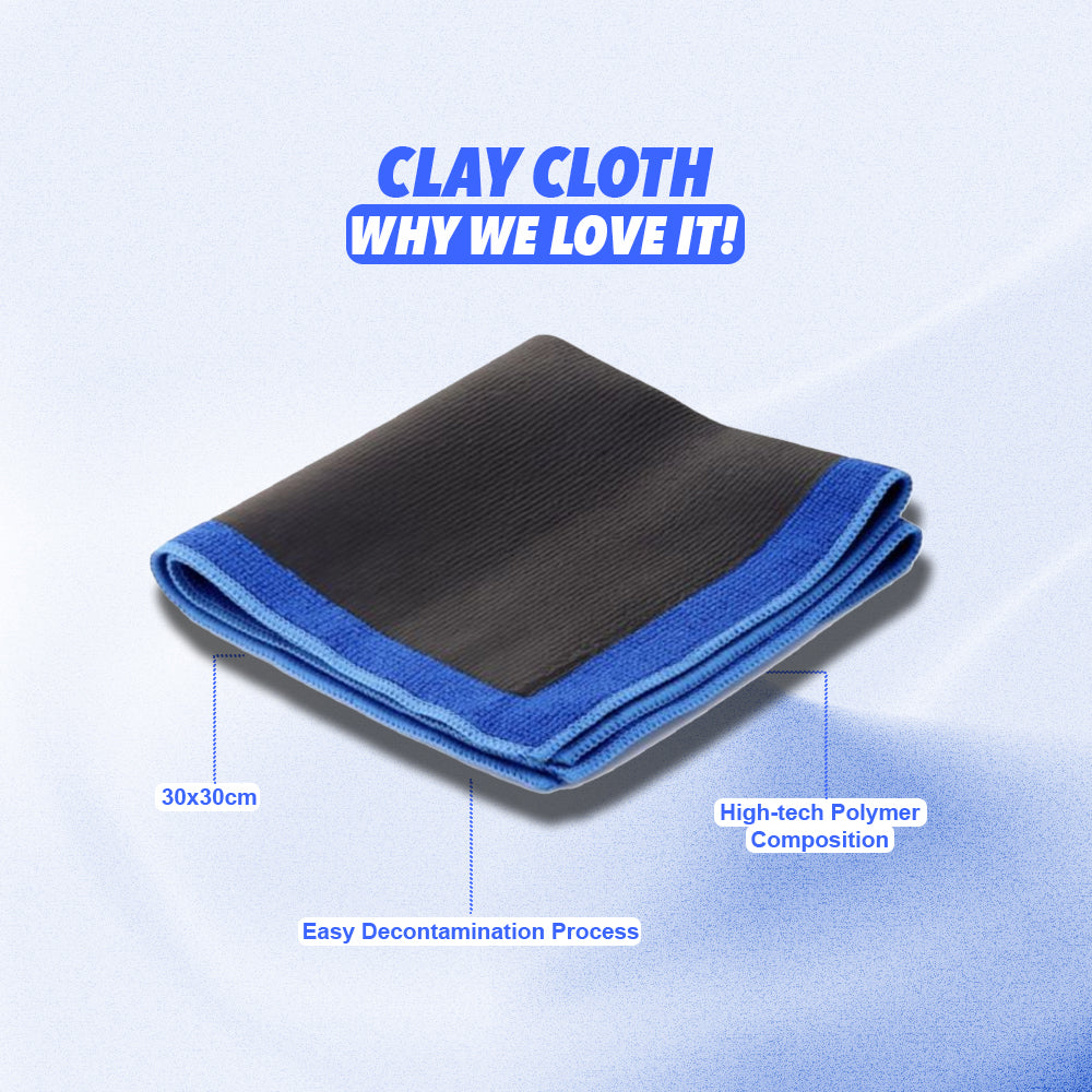 Clay Cloth (30 x 30cm) – Microfibre Cloths