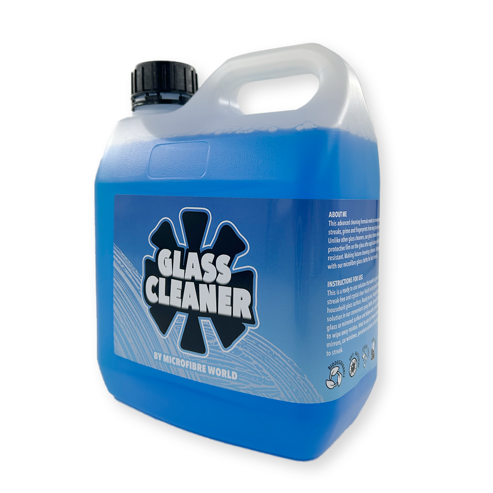 Glass Cleaner 2L Bottle | Ready to-go solution – Microfibre Cloths